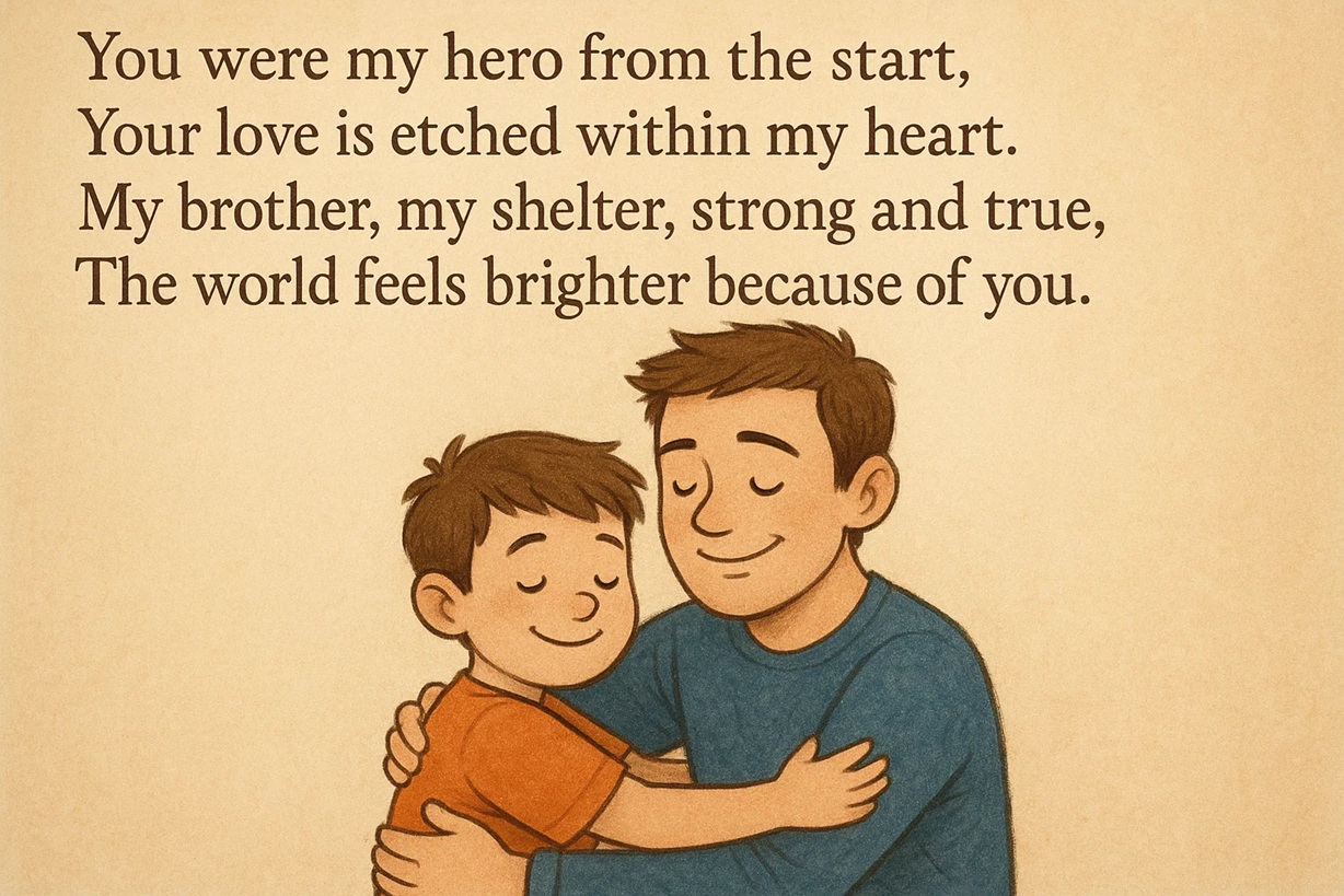 Brother Shayari in English: Heartfelt Poems for Brothers
